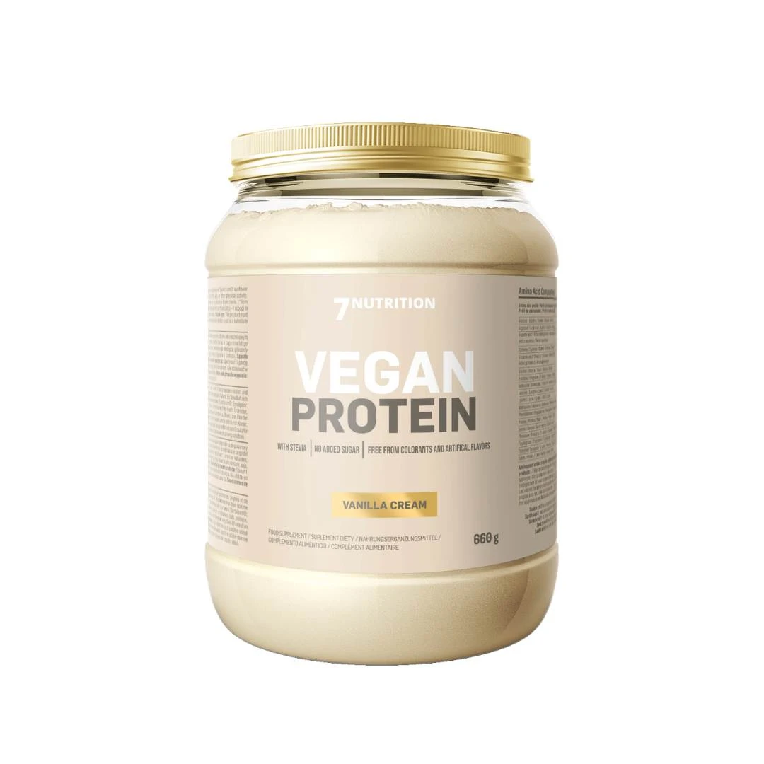7 NUTRITION VEGAN PROTEIN Vanilla Cream 660 g