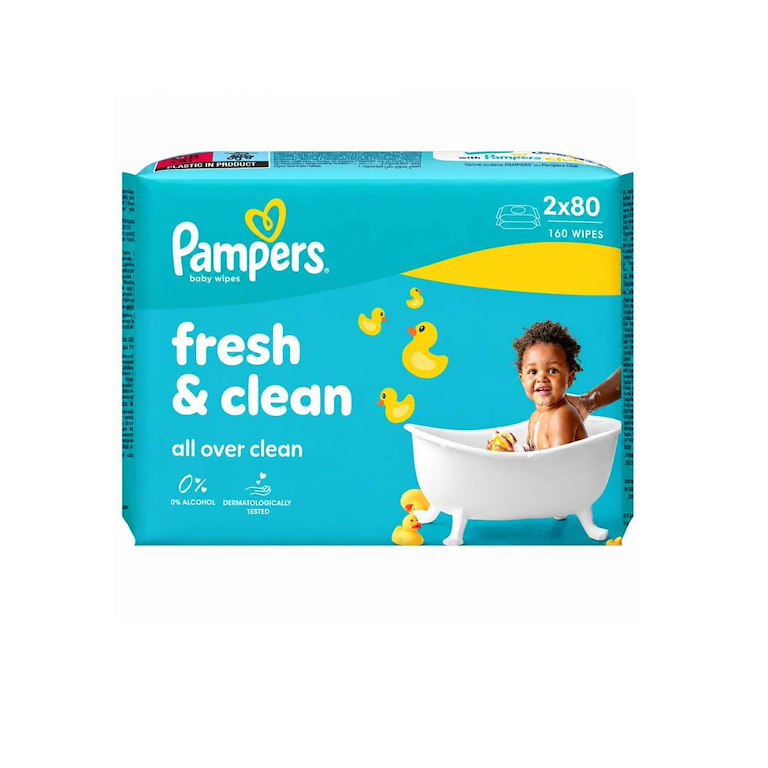 Pampers® Vlažne Maramice Fresh Clean 2x80