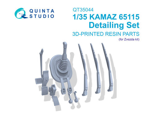 NEW! Quinta Studio QT35044 KAMAZ 65115 - 3D-Printed Detailing Set (for Zvezda Kits)