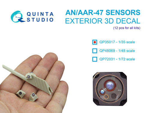 NEW! Quinta Studio QP35017 AN/AAR‑47 Sensors (for All Kits)