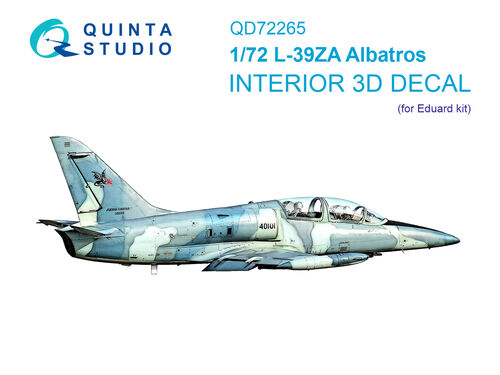 NEW! Quinta Studio QD72265 Aero L-39ZA Albatros - 3D-Printed & Coloured Interior (for Eduard Kits)