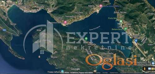Plac, Hercegnovski zaliv, poluostrvo Luštica 400m2