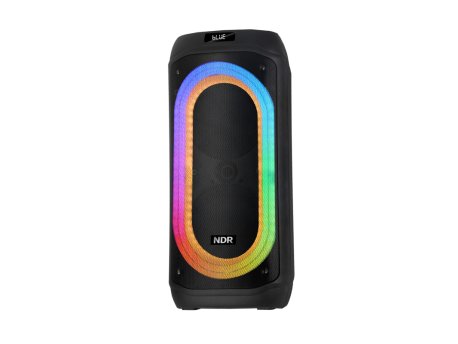 MS MOBILE Zvučnik bluetooth NDR-818 60W 2*8 inca sa dva mikrofona crni