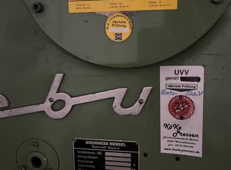 Ekscentarska presa Eisenwerk Hensel EBU SKI-SU