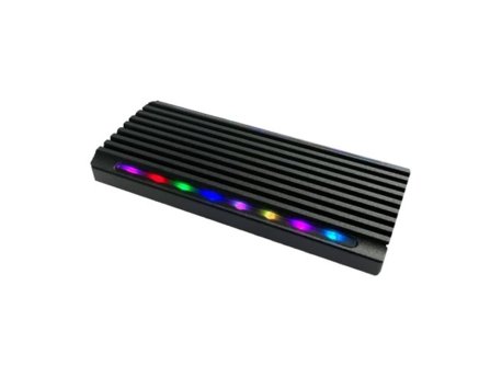 LC POWER LC-M2-C-NVME-4 Enclosure for NVMe M.2 SSD USB-C (USB3.2 Gen.2x1) Usb Type-C Black SSD Rack