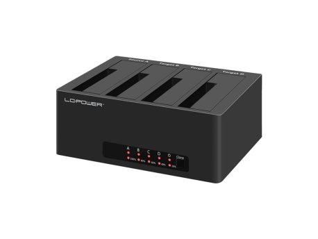 LC POWER LC-M2-C-NVME-2x2-RAID USB-C enclosure for two NVME M.2 with Raid-Funktion, 22x80/60/42/30, USB 3.2 Gen. 2x2, black SSD Rack
