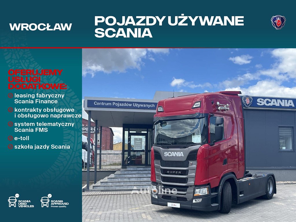 Scania S 460 A4x2NA Zawieszenie 4 poduszki tył tegljač