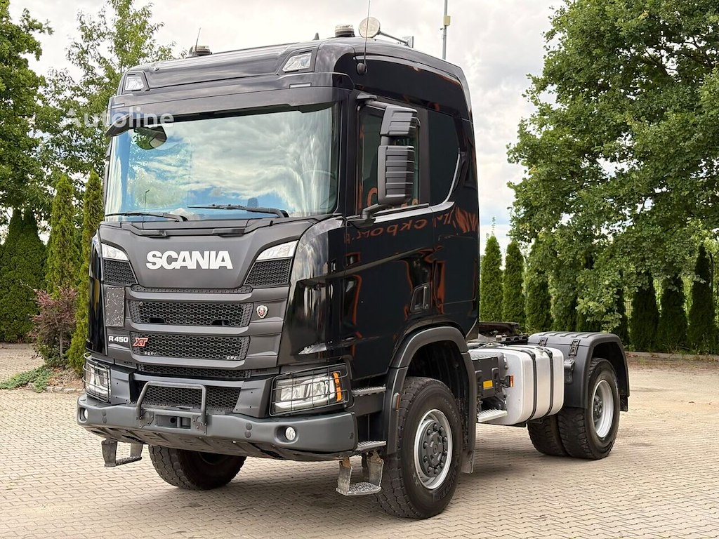Scania R450 XT 4x4 EURO6 CIĄGNIK SIODŁOWY Z HYDRAULIKĄ WYWROTU tegljač