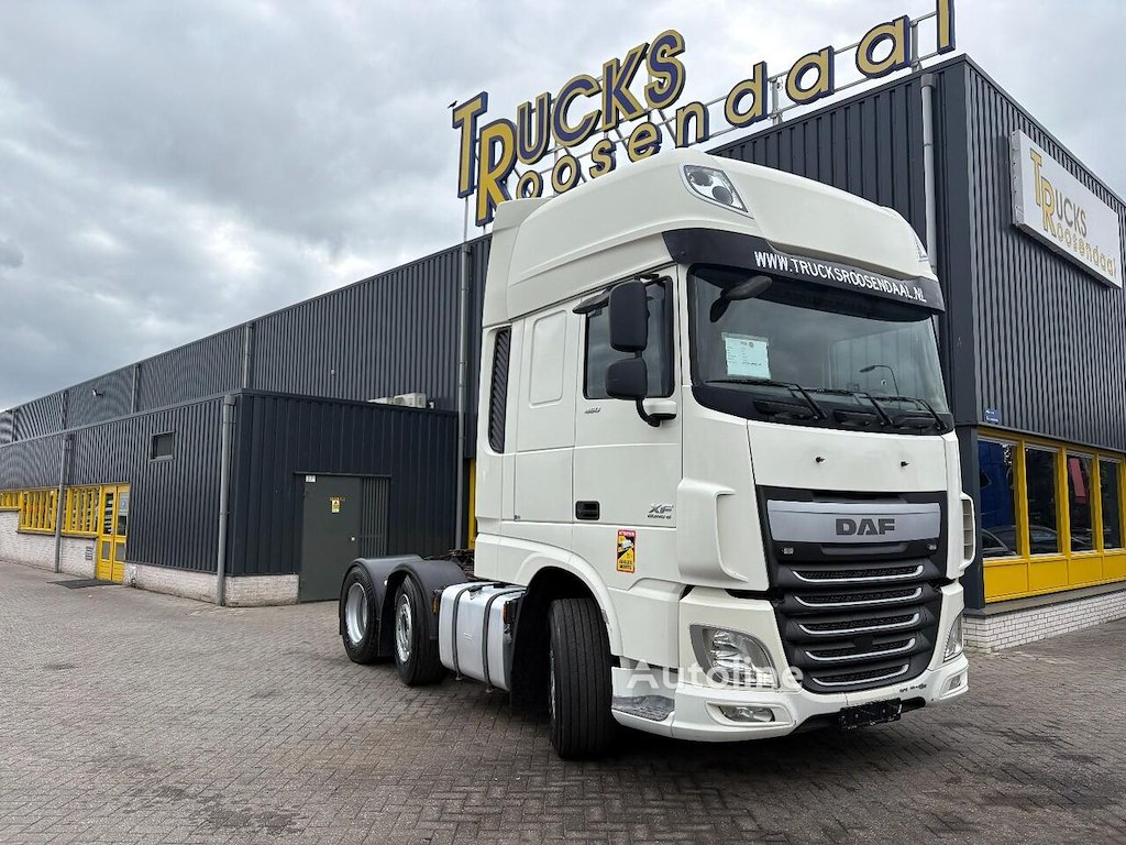 DAF XF460 + 6X2 + STEERING/LIFT SHAFT + EURO 6 + RETARDER tegljač