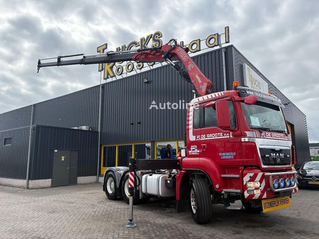 MAN TGS 33,480 + FASSI F235 + 4X EXT. + REMOTE + euro 5 + 6X4 + TRAI tegljač
