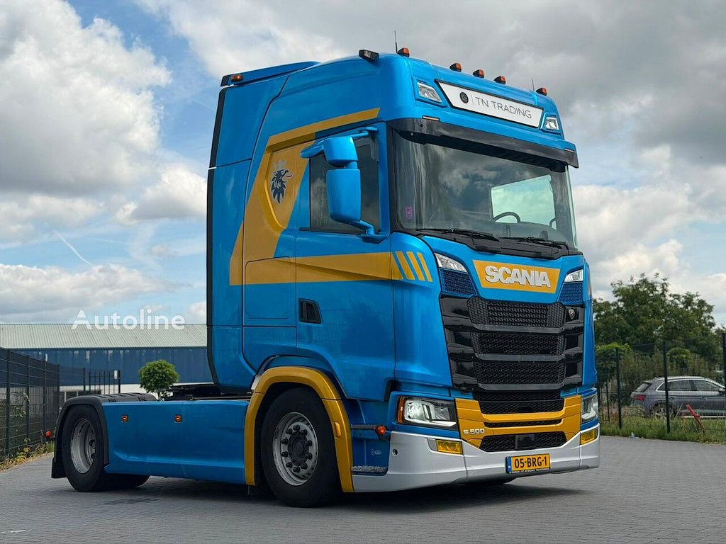Scania S500 FULL AIR, SHOW INTERIOR, RETARDER, 2 TANKS. FULL SPOILER. tegljač