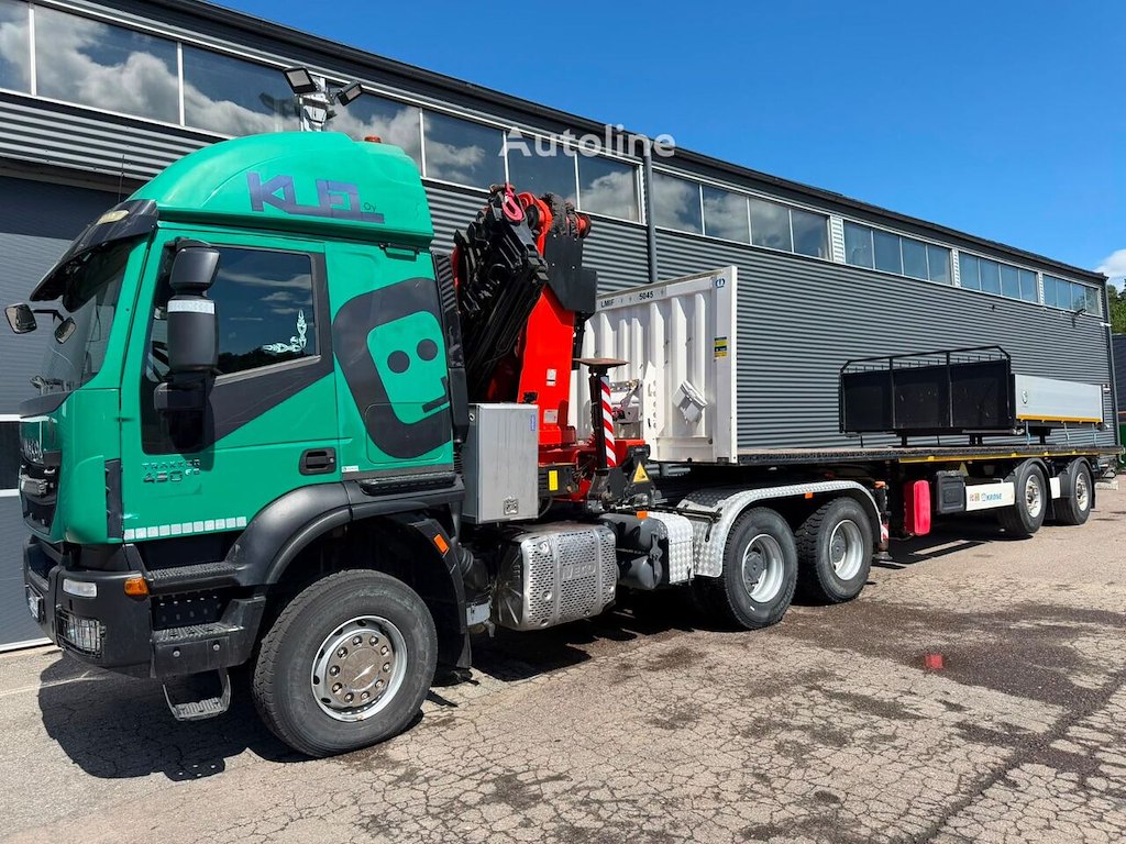 IVECO Trakker AT 380 TW 450 6x6 palfinger PK 44002 E6 tegljač