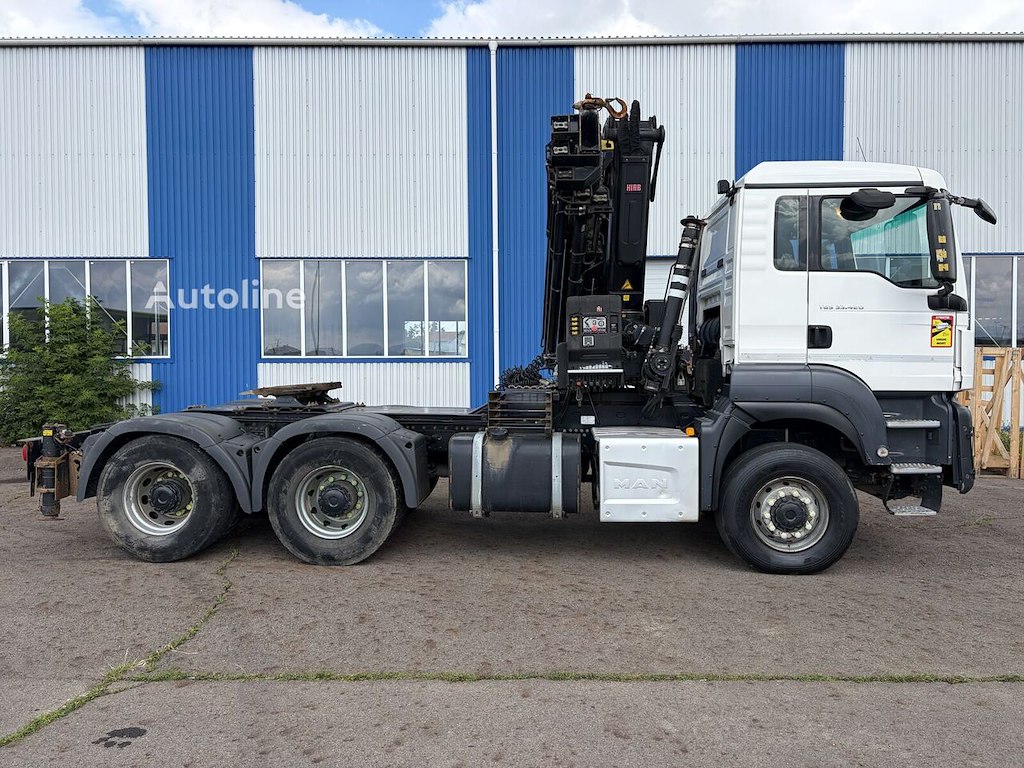 MAN TGS 33.420, 6x6 (cardan), Hiab 10 ton, year 2019 tegljač