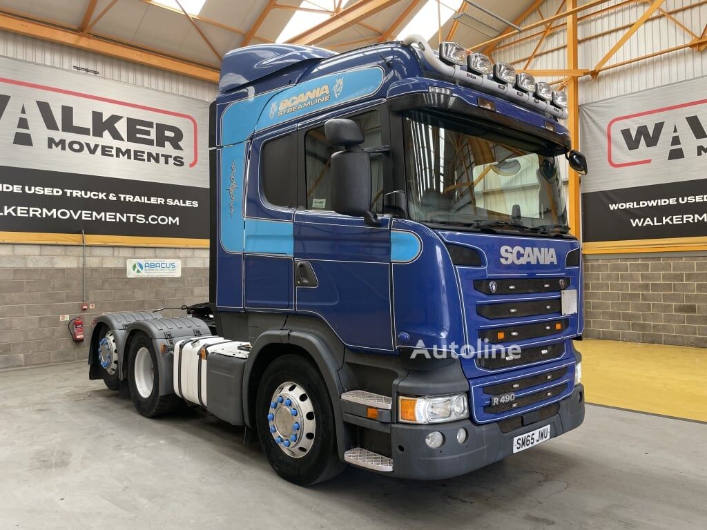 Scania R490 *EURO 6* HIGHLINE 6X2 TAG AXLE TRACTOR UNIT – 2016 – SM65 J tegljač