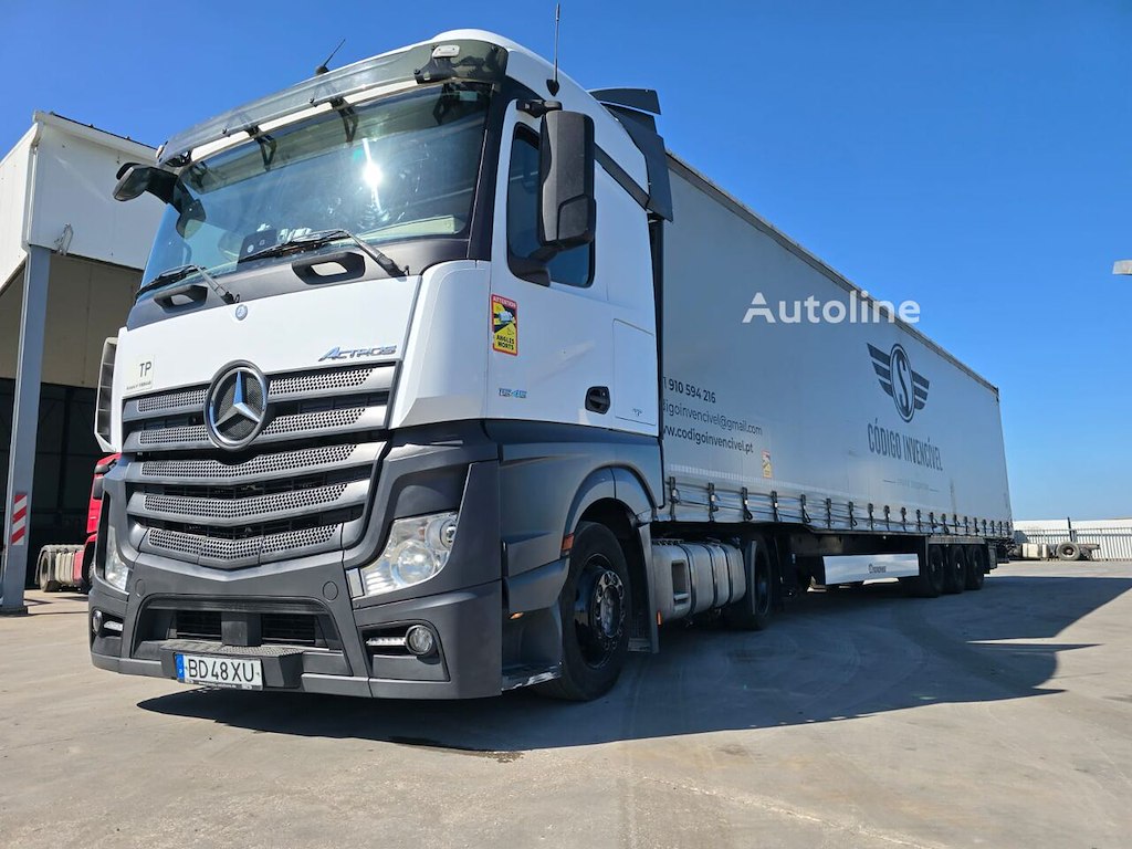 Mercedes-Benz Actros tegljač + poluprikolica sa kliznom ceradom