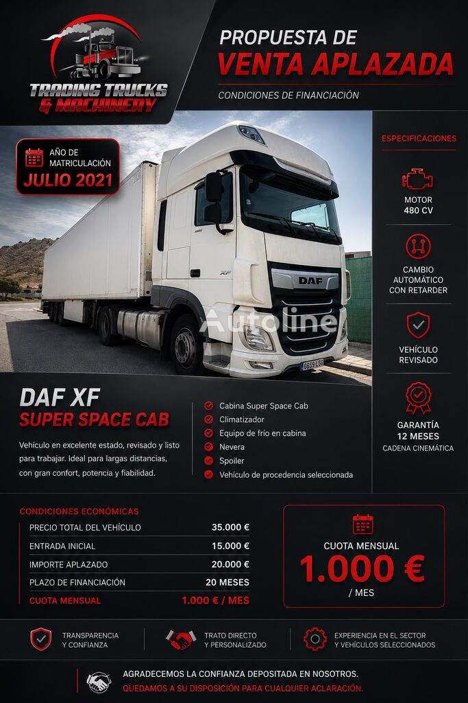 DAF XF 480 tegljač