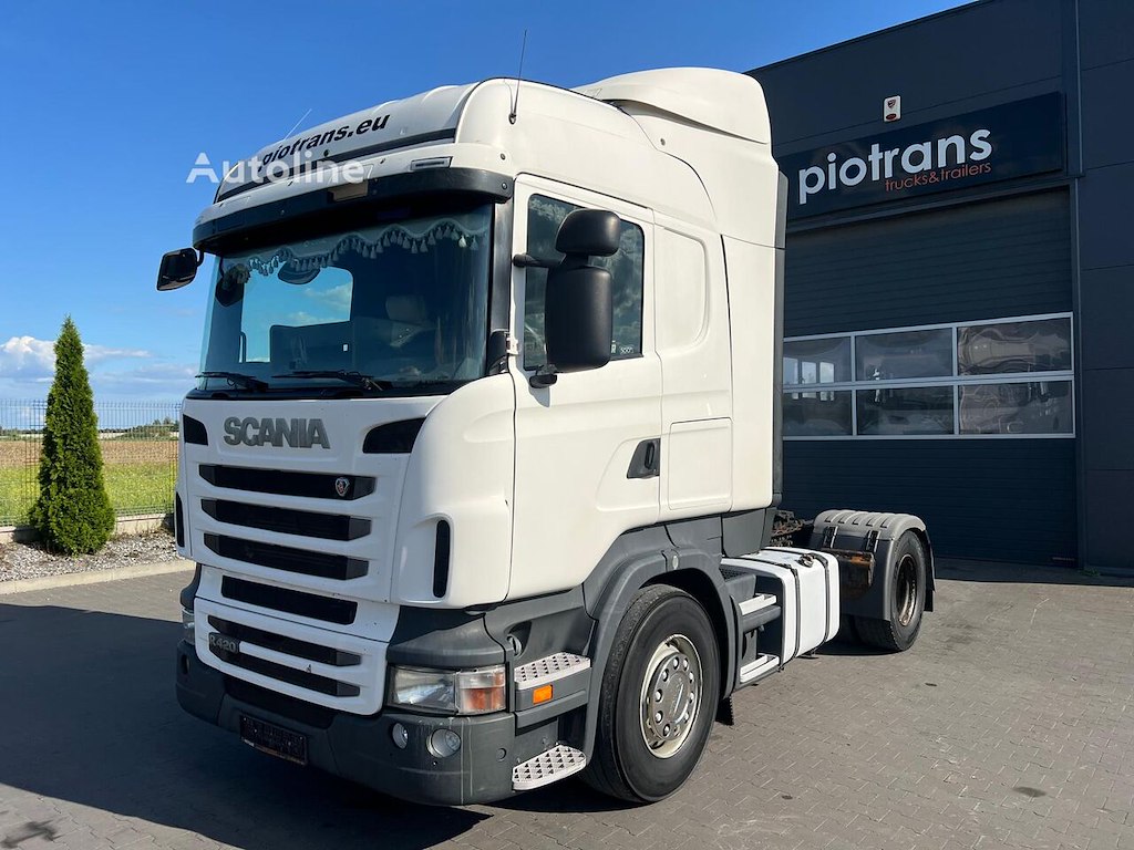 Scania R420/ MANUAL/ RETARDER/ LODÓWKA/ 2012/ TOP STAN tegljač
