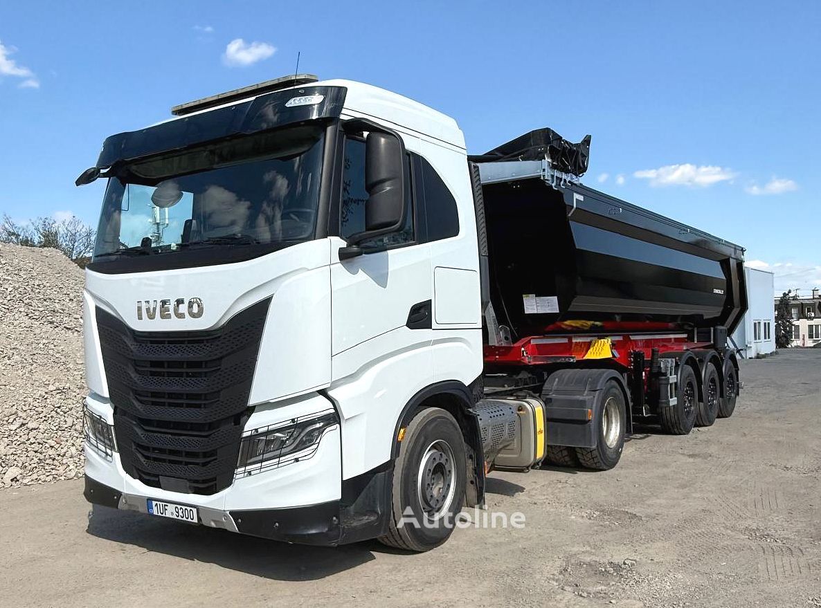 IVECO S-Way 510 tegljač + poluprikolica kipera