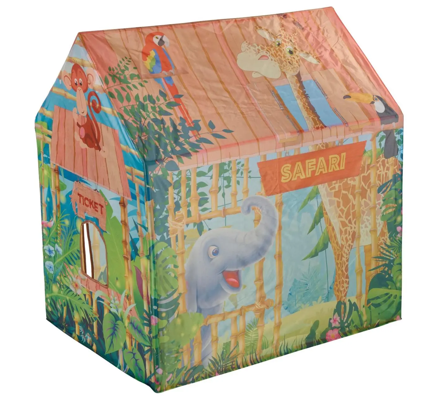 EDDY TOYS Šator za decu Zoo 95x72x102cm