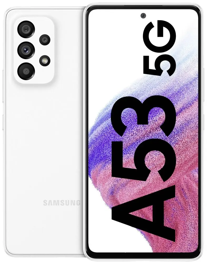 Samsung Refabrikovani mobilni telefon Galaxy A53 5G, 2400 x 1080, 120 Hz, 64 MP, 32 MP, 6/128GB, Beli