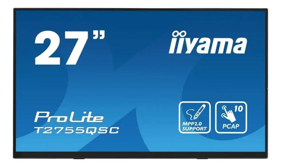 Iiyama Prenosivi monitor ProLite T2755QSC-B1 IPS QHD USB, Touch, 27", Crni