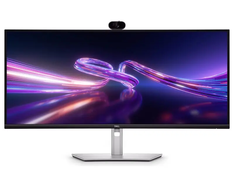 Dell Monitor P3426WEV, 34", WQHD, IPS, 100Hz, USB-C, Webcam, Zakrivljeni