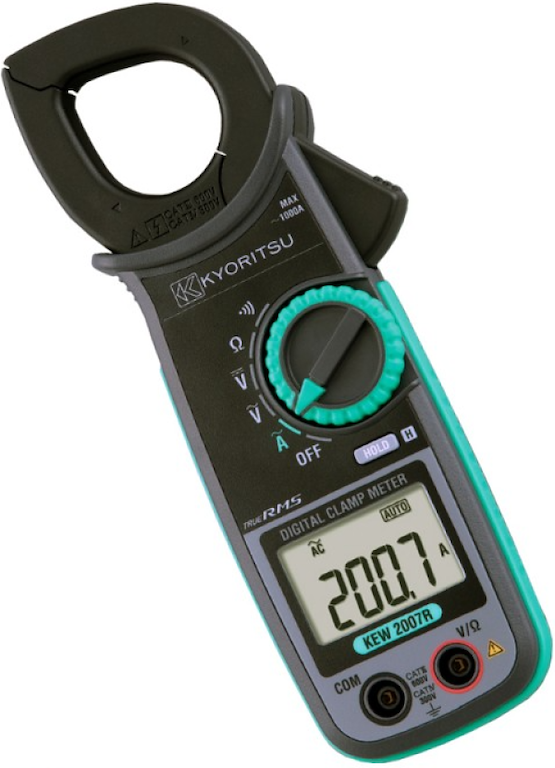 Kyoritsu * Kew 2007R AC Digital Clamp Meter, True RMS, 400Hz