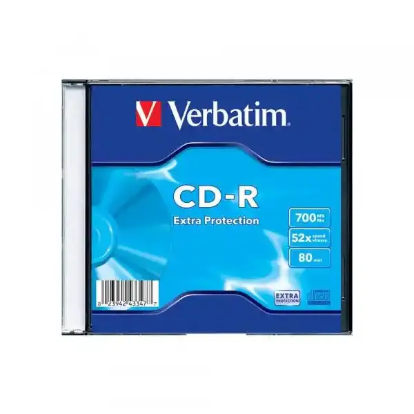 VERBATIM Disk u kutiji CD-R, 700MB, 52x, 1 komad