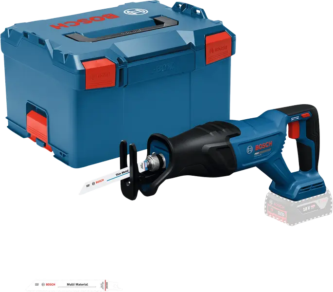Bosch Akumulatorska univerzalna testera GSA18V-280, Solo alat, L-boxx, 06016D1001