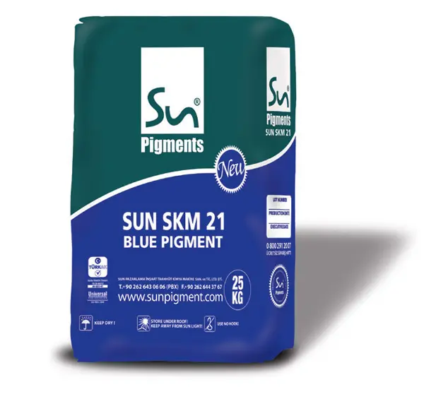 SUN PIGMENTS Oksidna boja za beton/gips - PLAVA 25KG