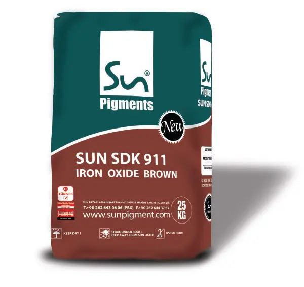 SUN PIGMENTS Oksidna boja za beton/gips - BRAON 25KG