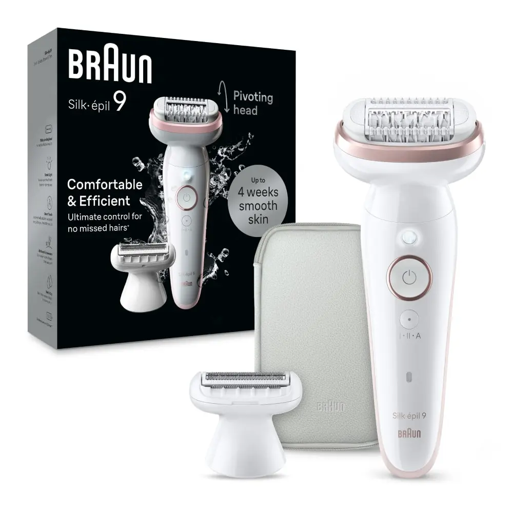 BRAUN SES9-030 Epilator, Silk-épil 9, Beli