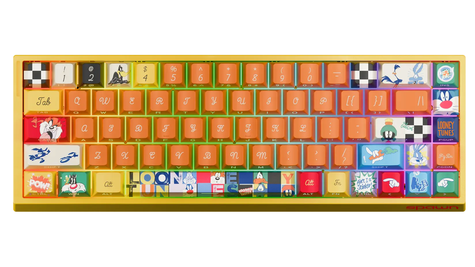 Spawn Gaming tastatura Looney Tunes, Šarena
