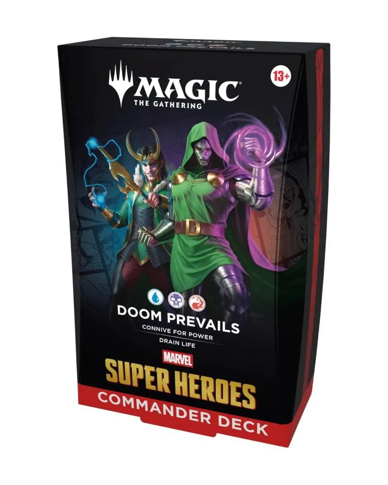 Društvena igra - Magic the Gathering - TCG Marvel Super Heroes - Doom Prevails - Commander Deck