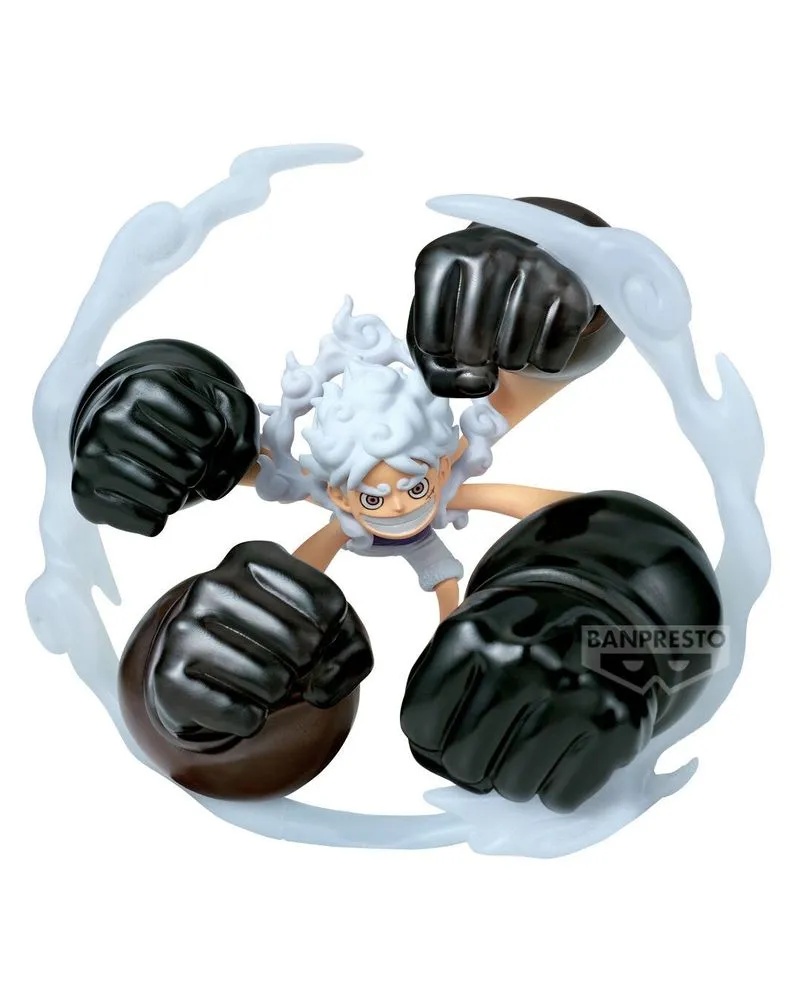 Statue One Piece - World Collectable Figure - Monkey D. Luffy Gear5 Gum-Gum Dawn Gatling