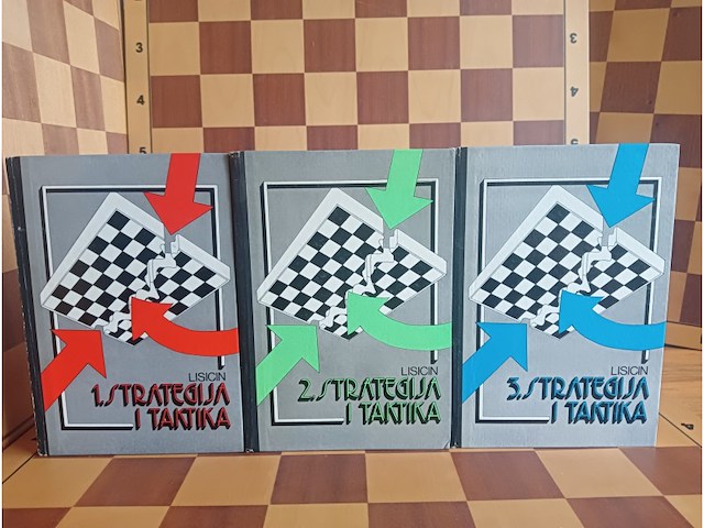 Strategija i Taktika od Lisicina 1 2 3  (komplet) sah