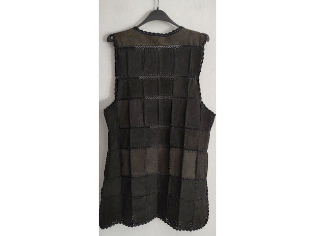 UNIKAT: Antilop boho prsluk ručni rad L/XL