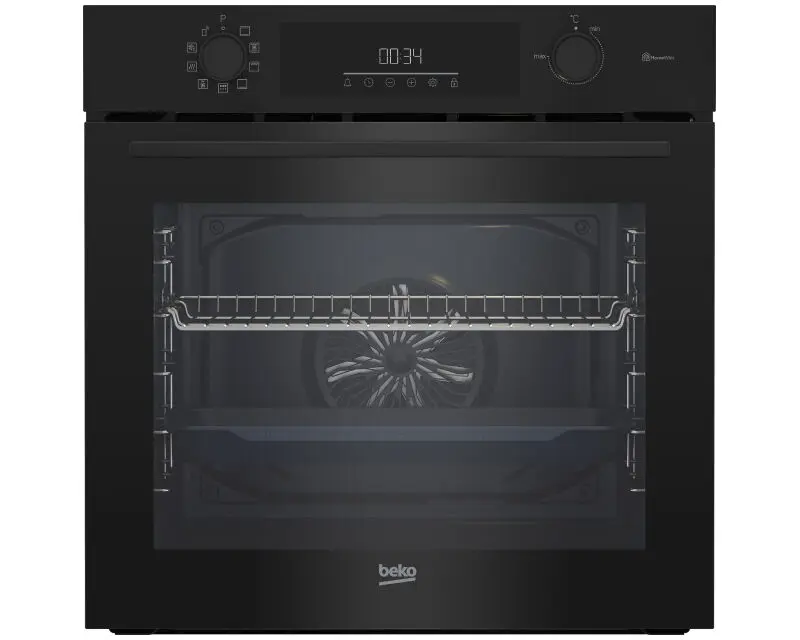 Beko Ugradna rerna BBIE 11300BMPC, Ventilatorska, 66l, Crna