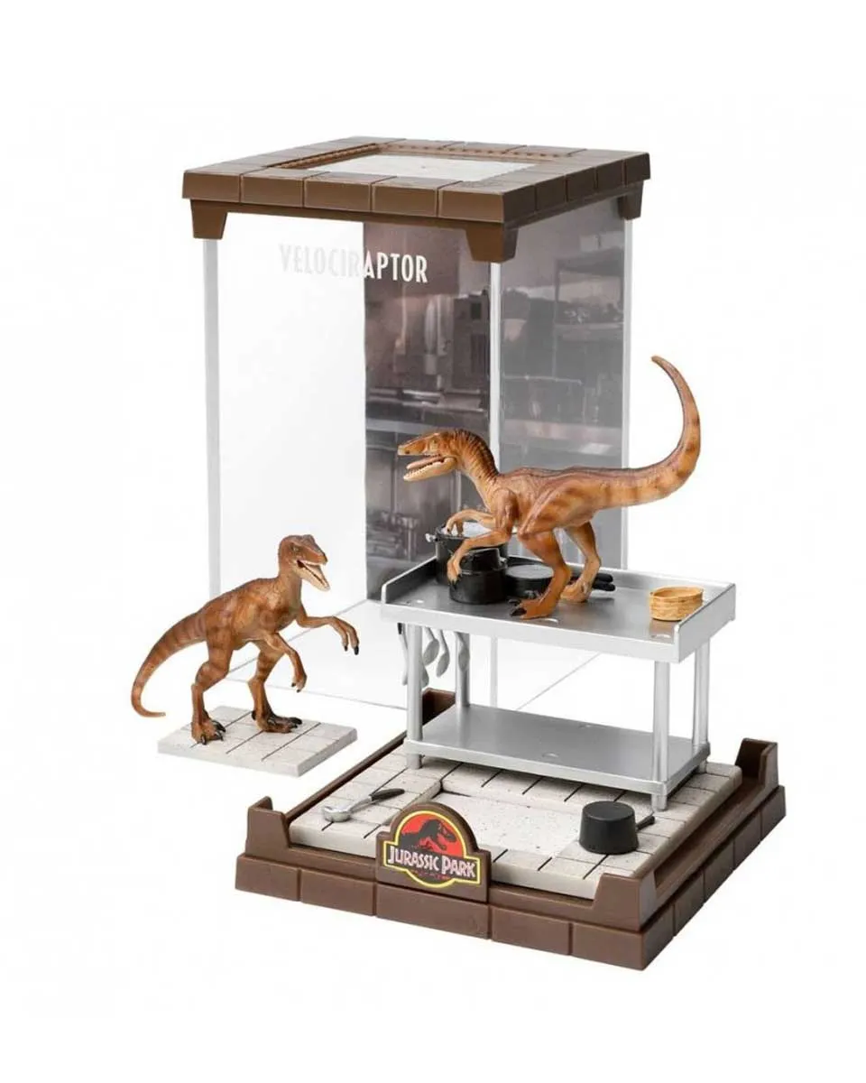 Statue Jurassic Park Creature - PVC Diorama - Velociraptors