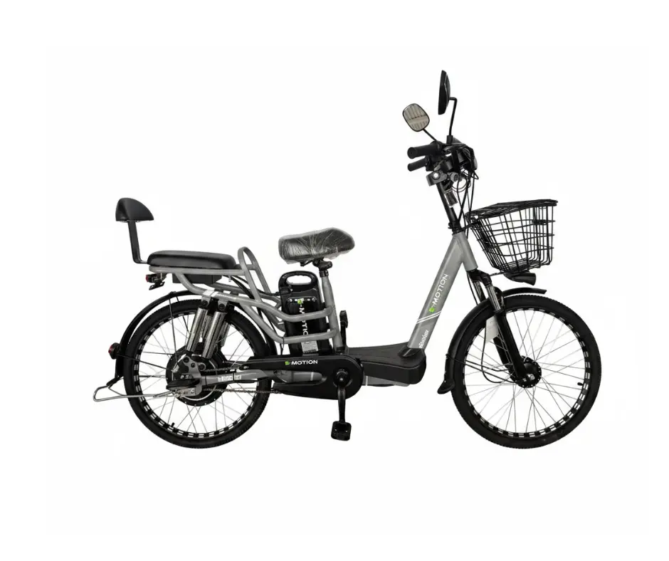 E Motion Električni bicikl Skočko, 22", Sivi