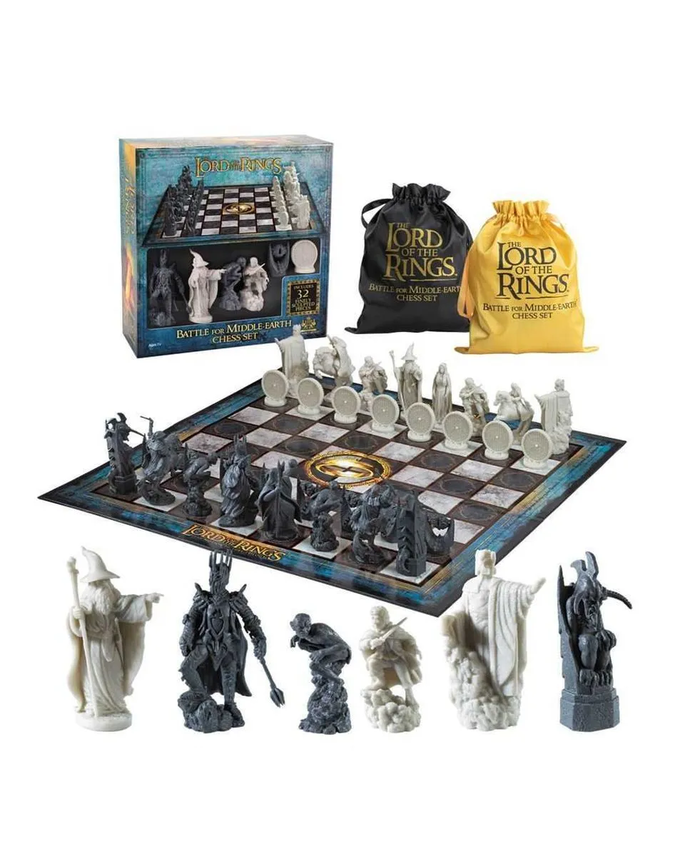 Šah Lord of the Rings Battle for Middle Earth Chess Set