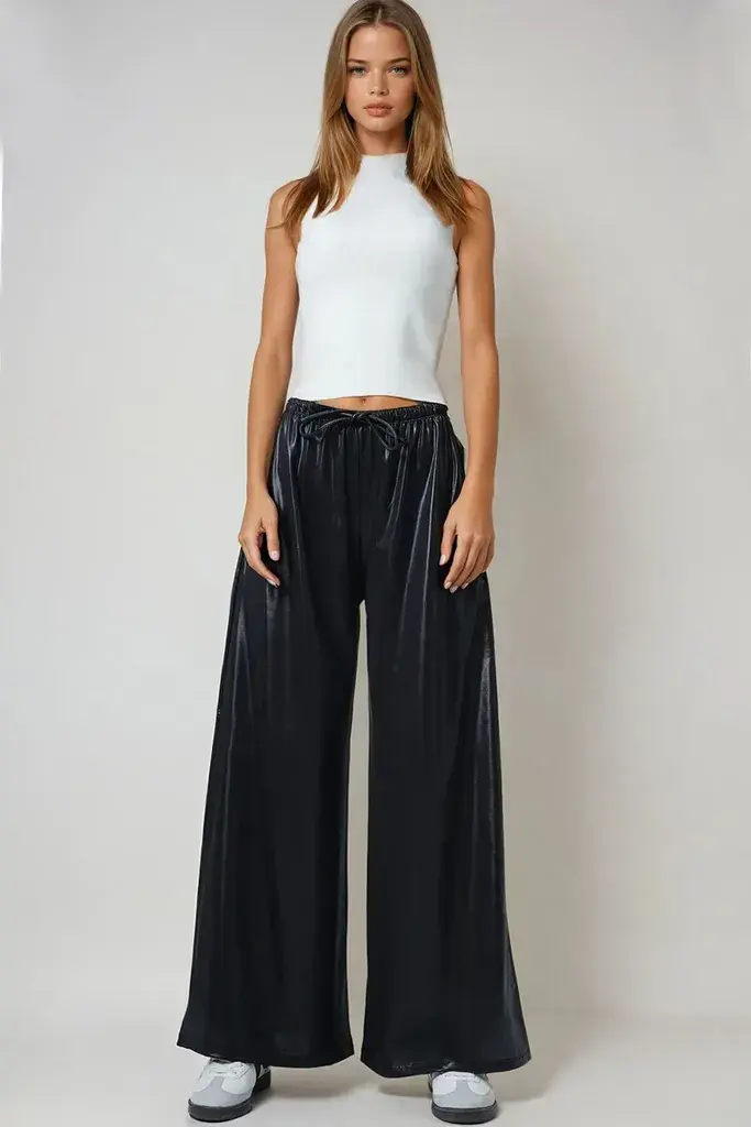 Trend Alacati Stili Ženske pantalone Alc-X14682, Crne