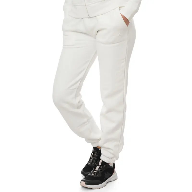 Robe di kappa Ženski donji deo trenerke ELMIRE BRUSHED, Beli