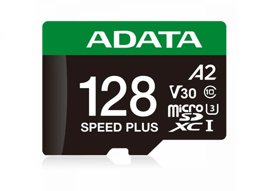 Micro SDXC 128GB A-Data Class 10 + adapter 180/160 MB/s UD128GUI3V30A2SP-RA1