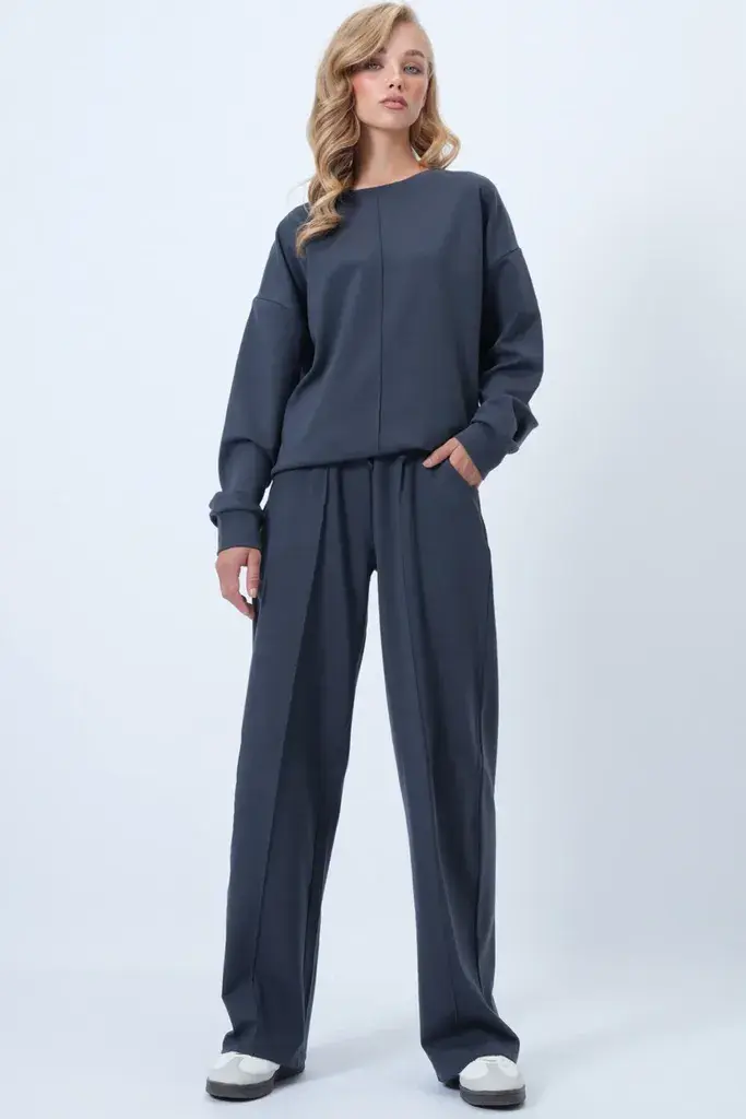 Trend Alacati Stili Ženski komplet Alc-X14543, Tamnosivi