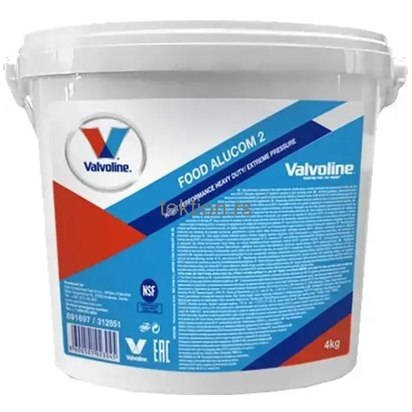 Valvoline Food Alucom 2 mast za prehrambenu industriju 4kg