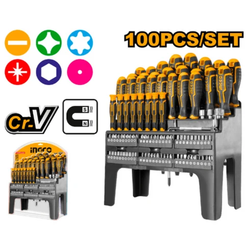 HKSD10028 SET ODVIJAČI 100/1 INGCO