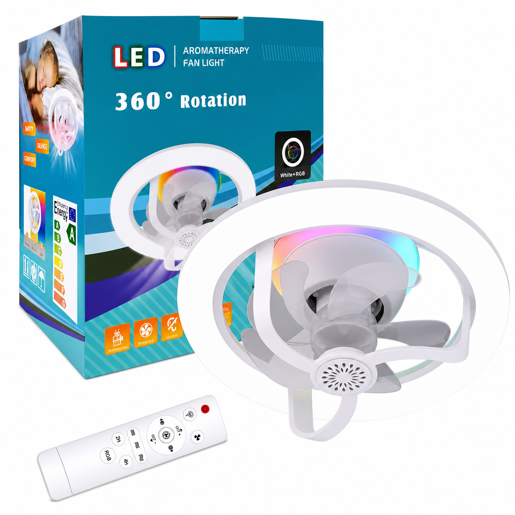 Led Luster sa Ventilatorom E27