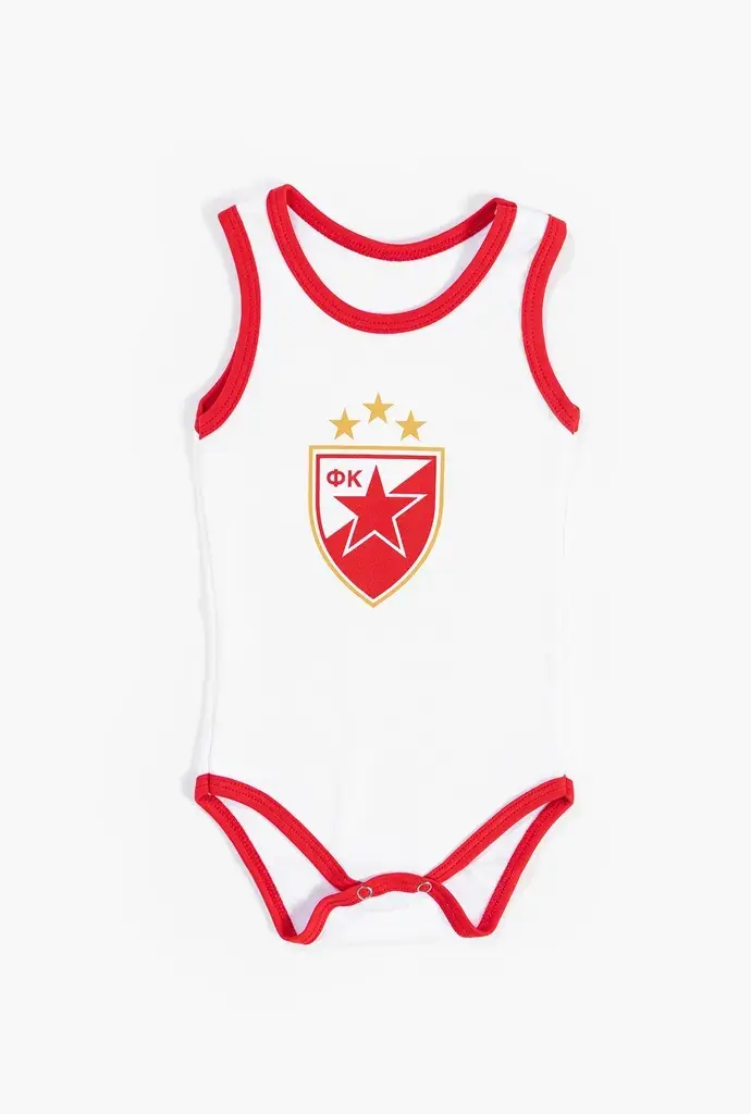 Crvena Zvezda-Stefan Bodi atlet za bebe Crvena Zvezda, Belo-crveni