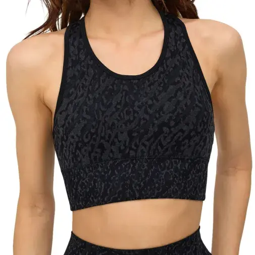Only Ženski sportski top Daisy-2-Betty Seam, Crni